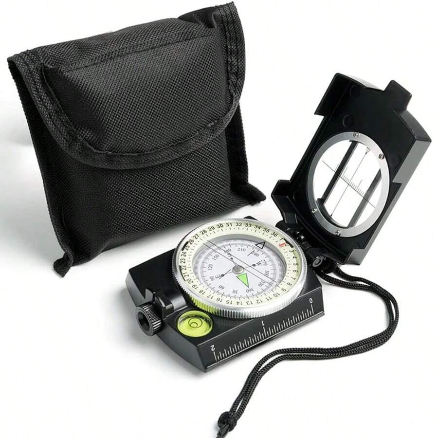 Hiking Compass - Waterproof Military Tactical Survival Compass With ...