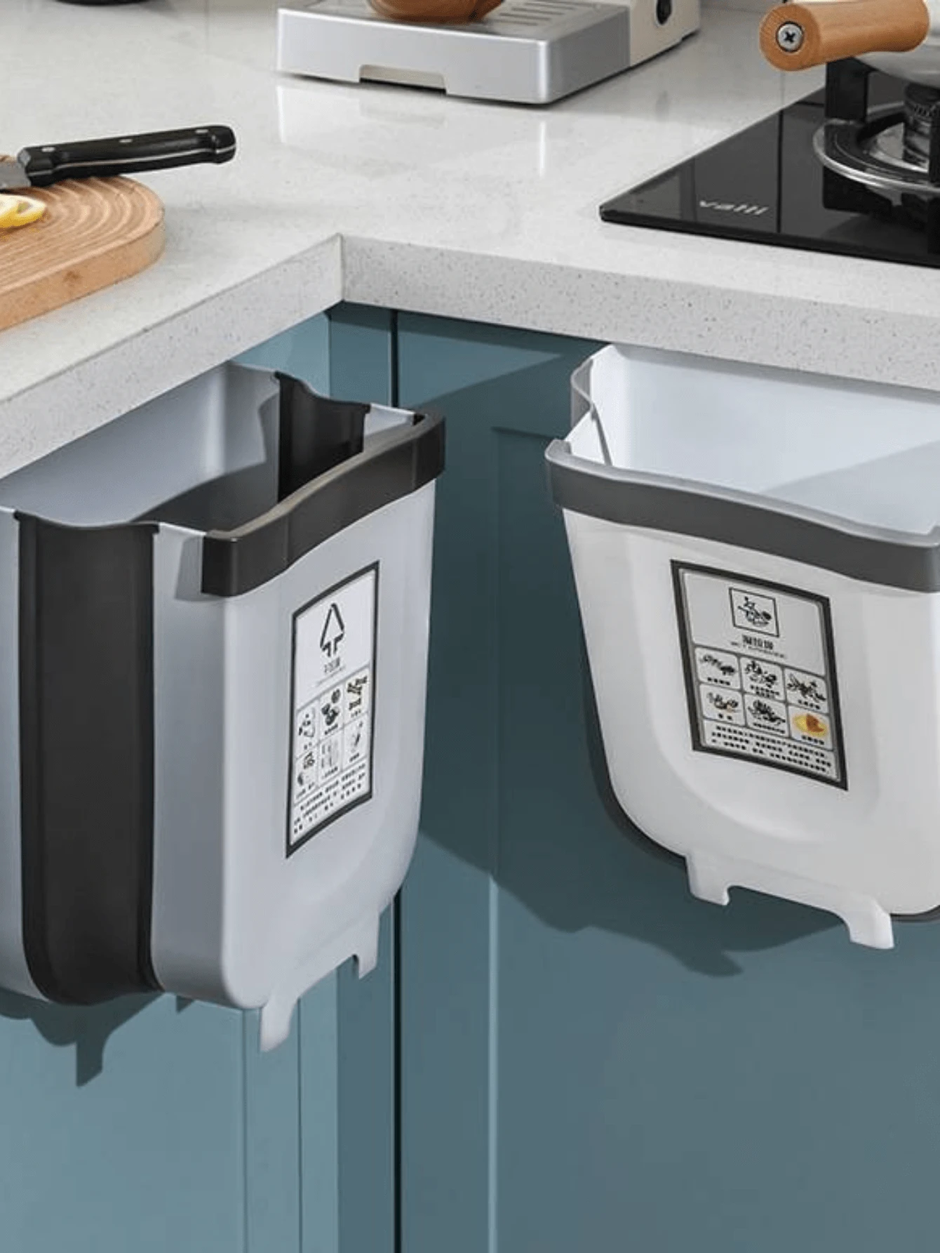 Extendable Retractable Folding Kitchen Trash Can | SHEIN USA