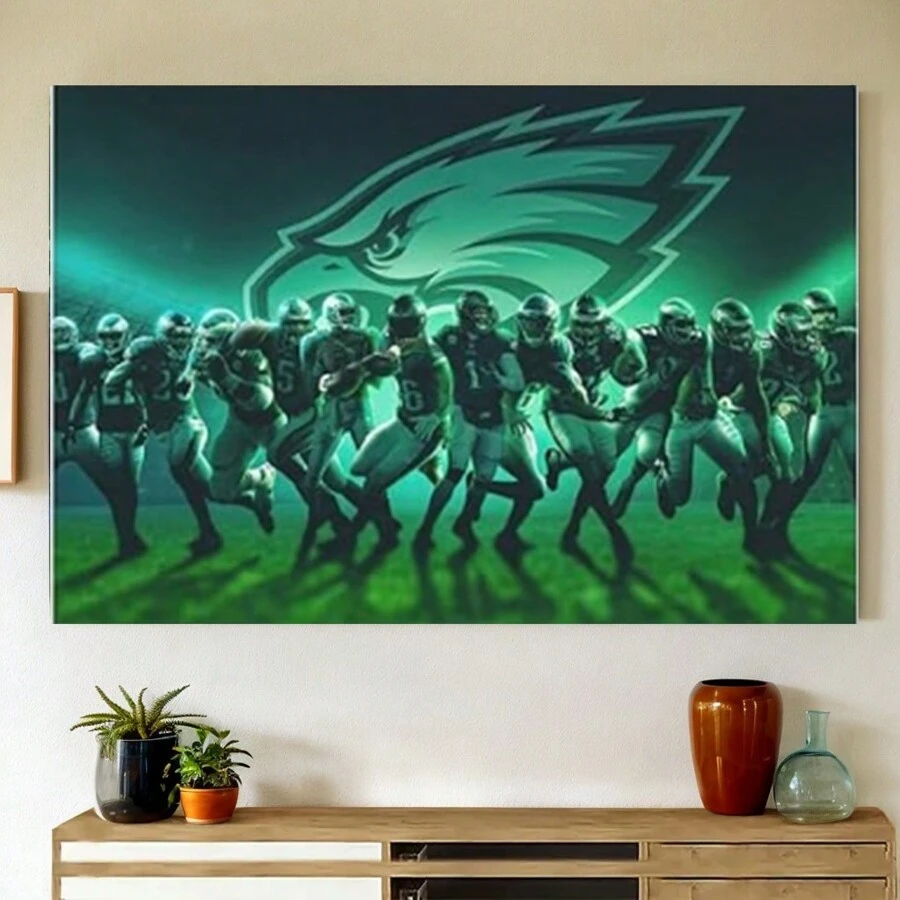Dalouh Jalen Hurts, Randall Cunningham Football Poster Canvas Poster ...