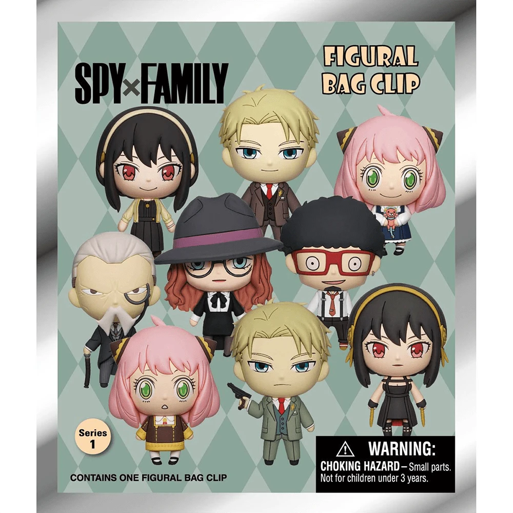 Crunchyroll 1PC Spy Family 3D Blind Bag Keychain Collection Series1 ...