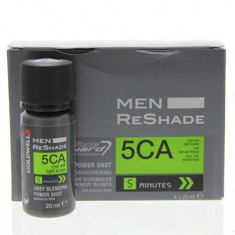 Goldwell Men ReShade 5CA Cool Ash Light Brown Grey Blending Power Shot ...