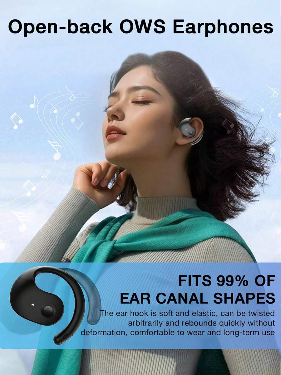 NEW Ultra Bone Conduction Earphones Open Earbuds With Immersive Audio ...