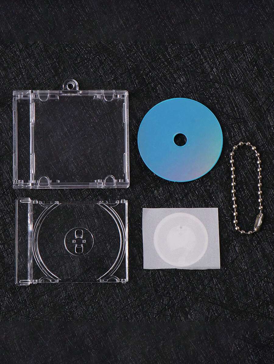 1pc Mini CD Box Album Record Pendant Keychain,Diy Acrylic Keychains ...