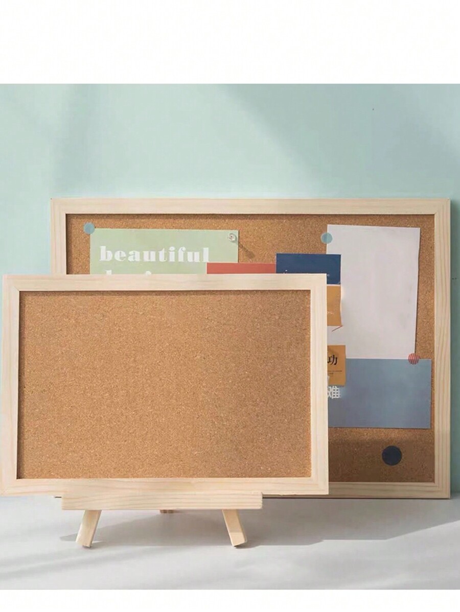 Cork Display Panel Cork Message Board Wood Memo Bulletin Board For ...