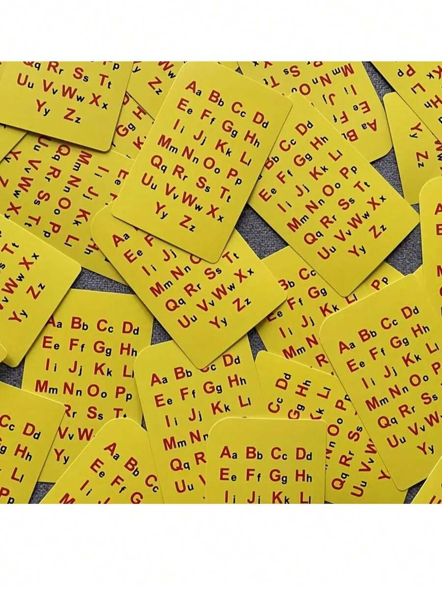 Flashcard Sets For Children - Alphabet & Word Cards With Vibrant Mixed ...