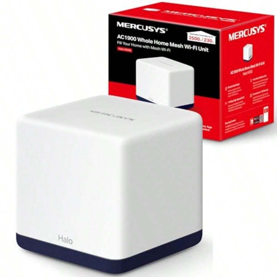 AC1900Mbps Mesh WiFi System 3-Pack Gigabit Ports TP-Link WiFi Mesh WiFi ...