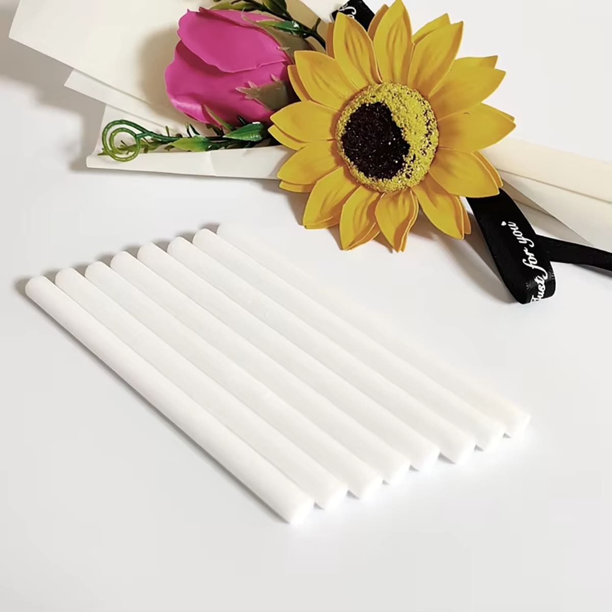 2/1pc Premium White Floral Foam Stick 15.75"X1.96" - DIY Wedding Flower ...