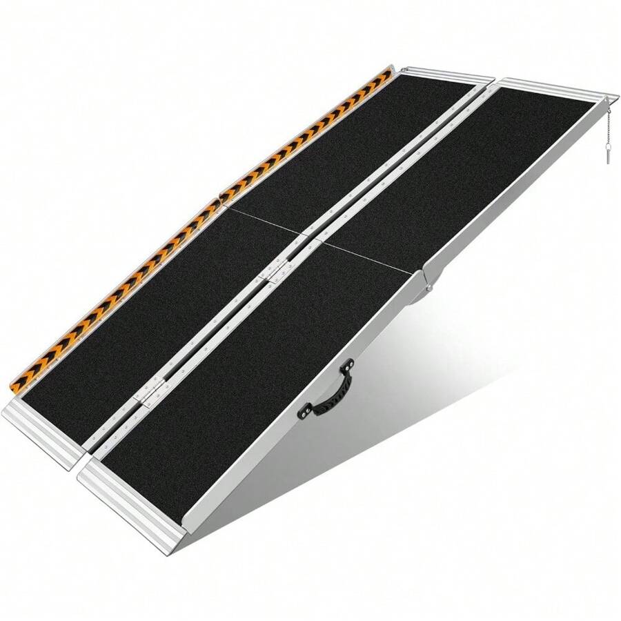 6FT Portable Wheelchair Ramp Non-Skid Handicap Ramps Folding Wheel ...