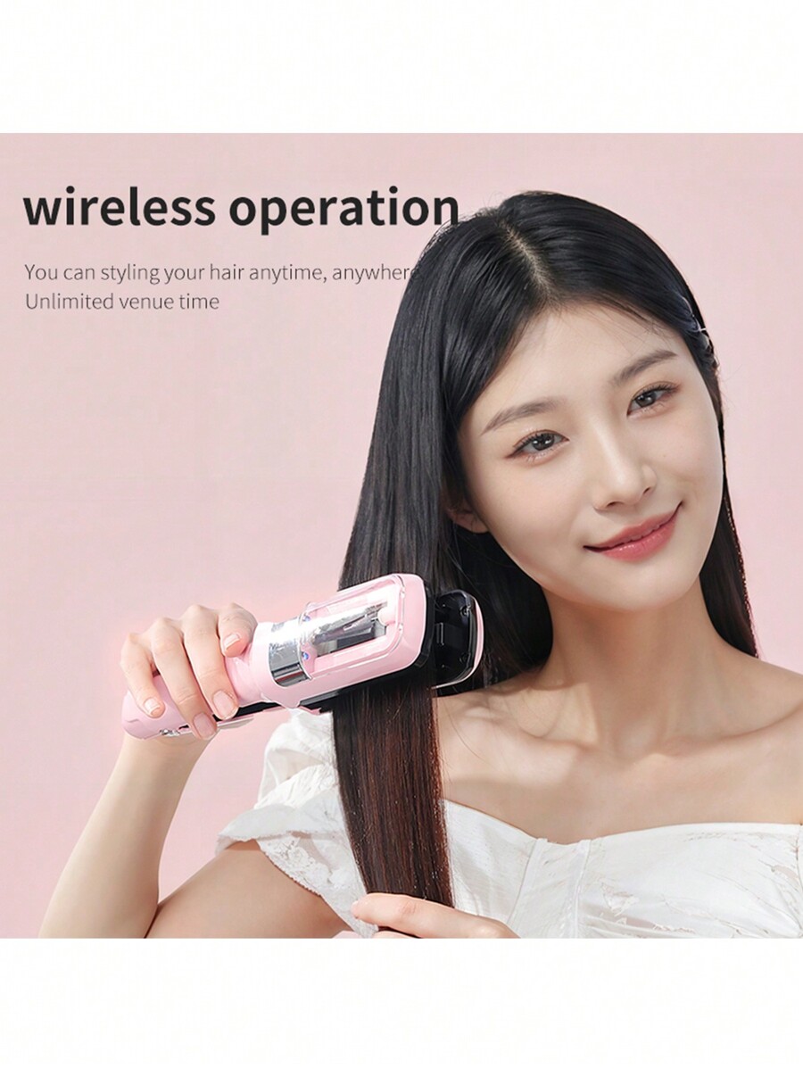 Rechargeable Hair Clipper, Automatic Trimming Frizzy Hair Split Ends Trimmer, Portable Electric ...