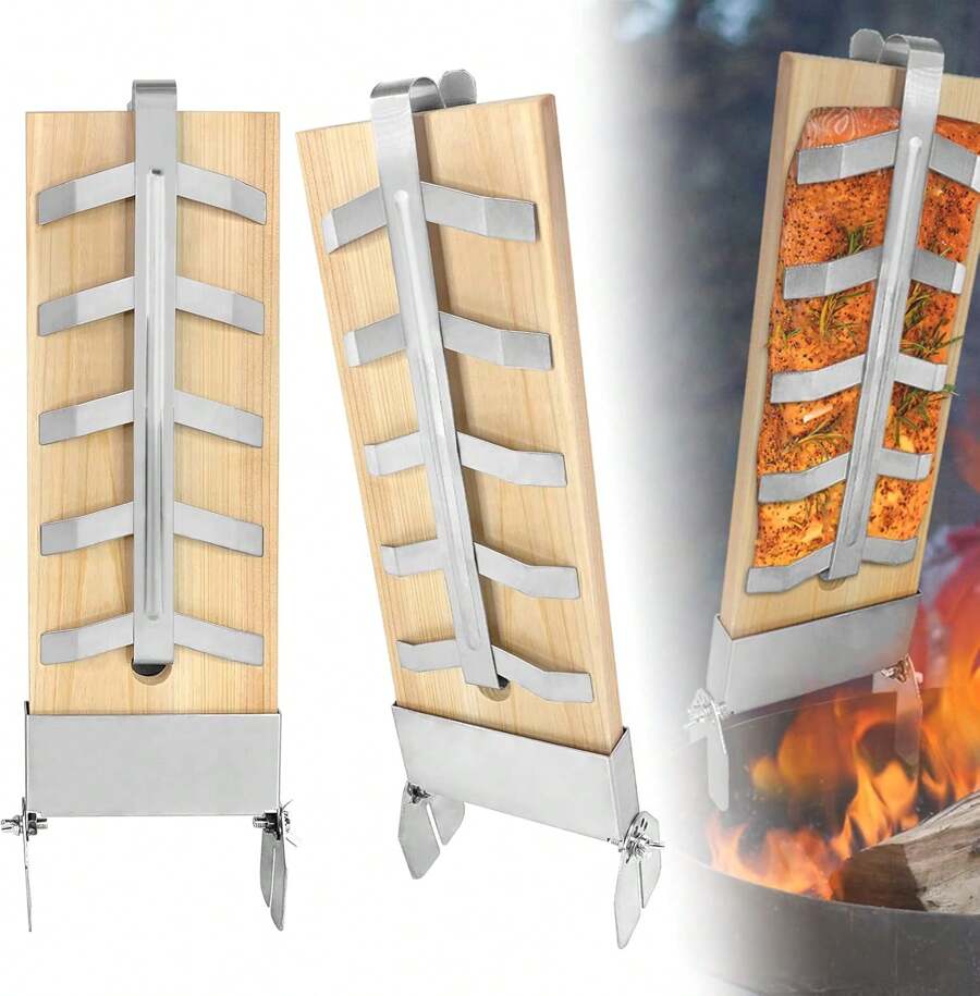 Froadp Flamed Salmon Board Flamed Salmon Boards With Stainless Steel ...