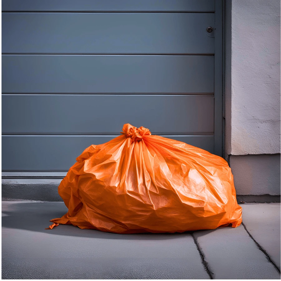 Orange Garbage Bag 60 Liters With 20 Units For Selective Paper ...