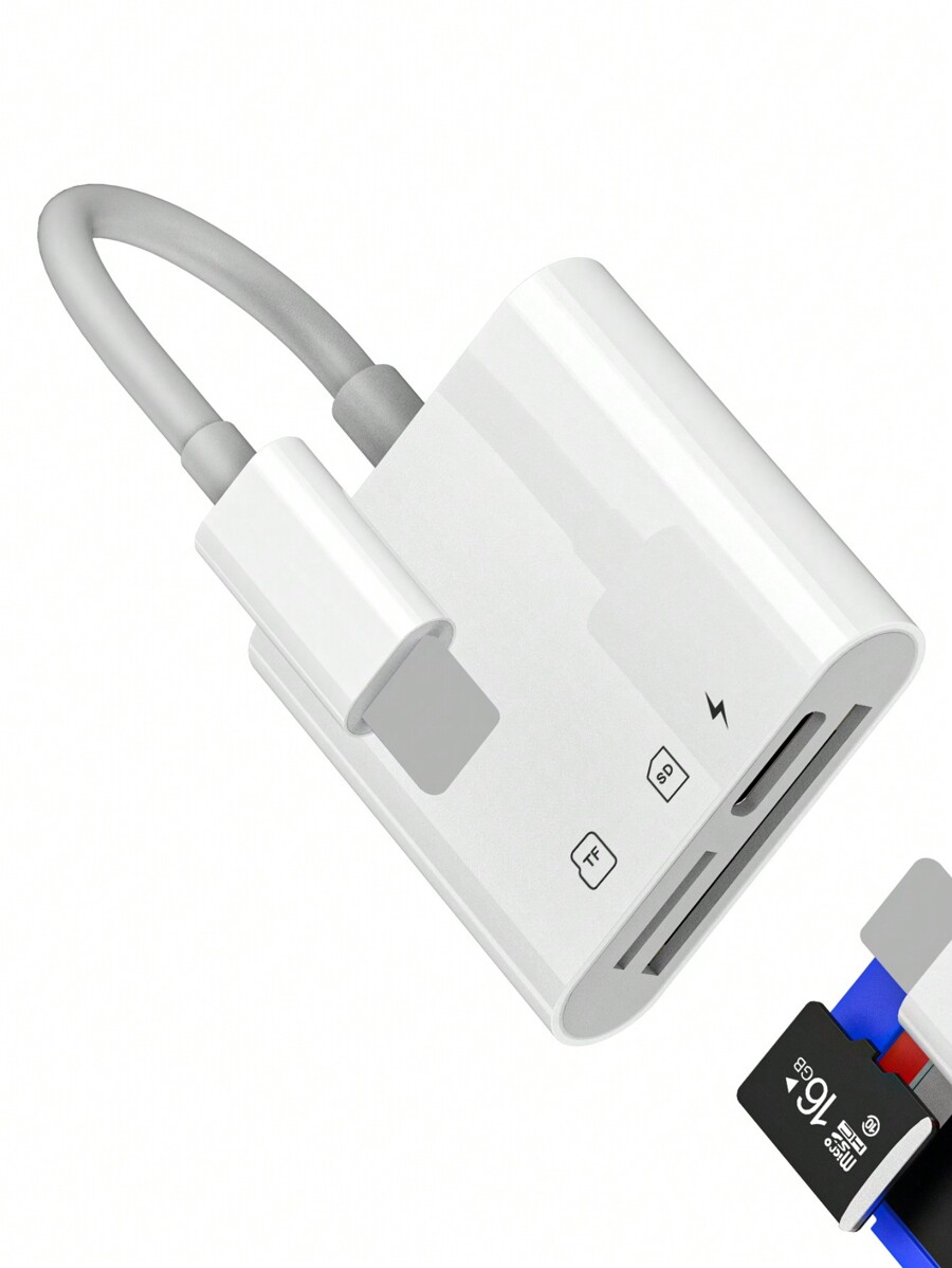 3-In-1 Lightning To USB 3.0 OTG Adapter Converter Compatible With ...