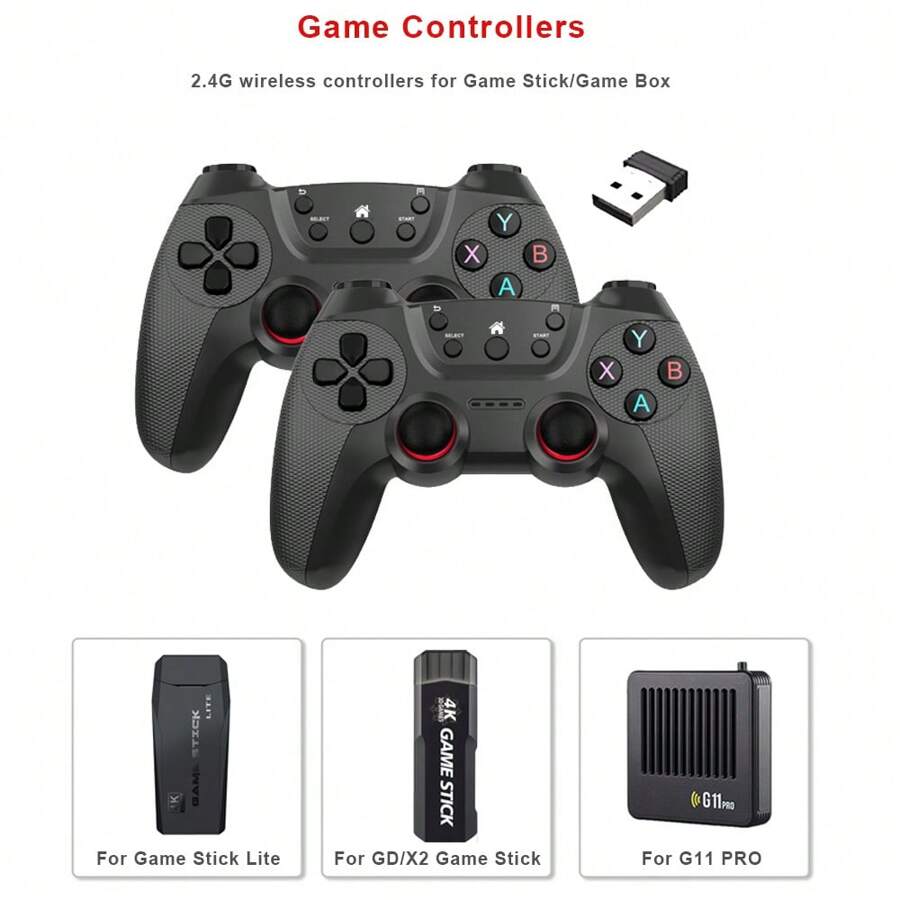 2.4G Wireless Gamepad Gaming Controller Bluetooth Joystick For Android ...