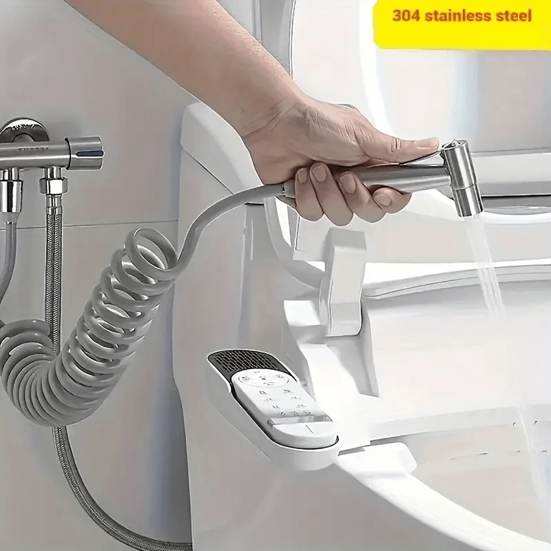 Handheld Bidet Sprayer Set Stainless Steel Spray Gun Shower Handheld ...