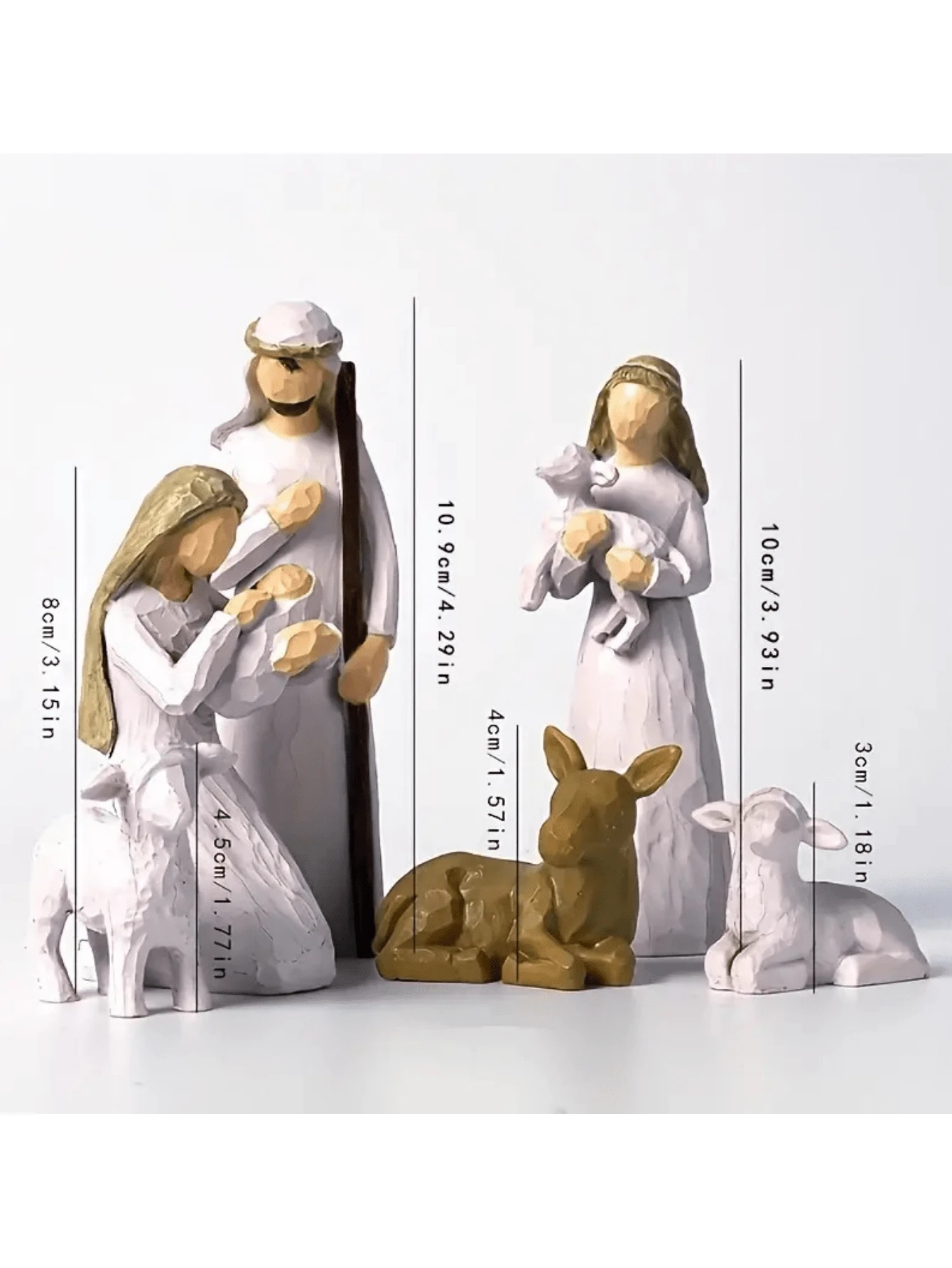 6-Piece Nativity Set, Behold The Awe And Wonder Of The Christmas Story ...