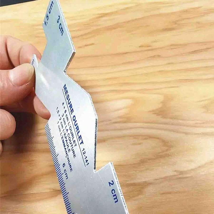 1PC Measuring Sewing Marker, Precision Quilting & Sewing Aluminum Ruler ...