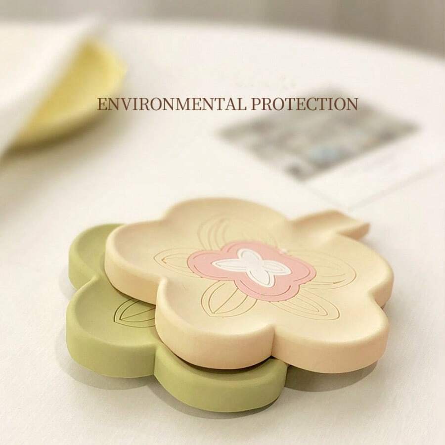 1SETSoap Box Petals Cute Soap Rack Drainage Creative Underwear Soap ...