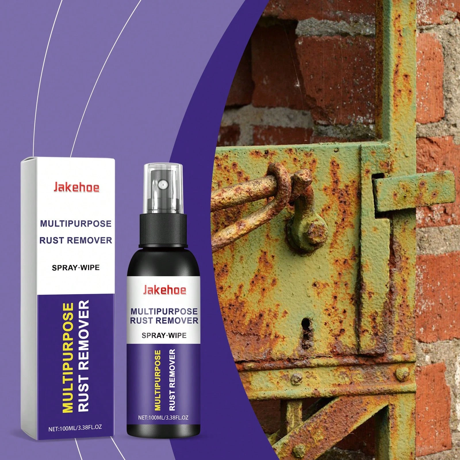 30 Ml, 50 Ml,100ml Metal Rust Remover Multi-Functional Car Hub Metal ...