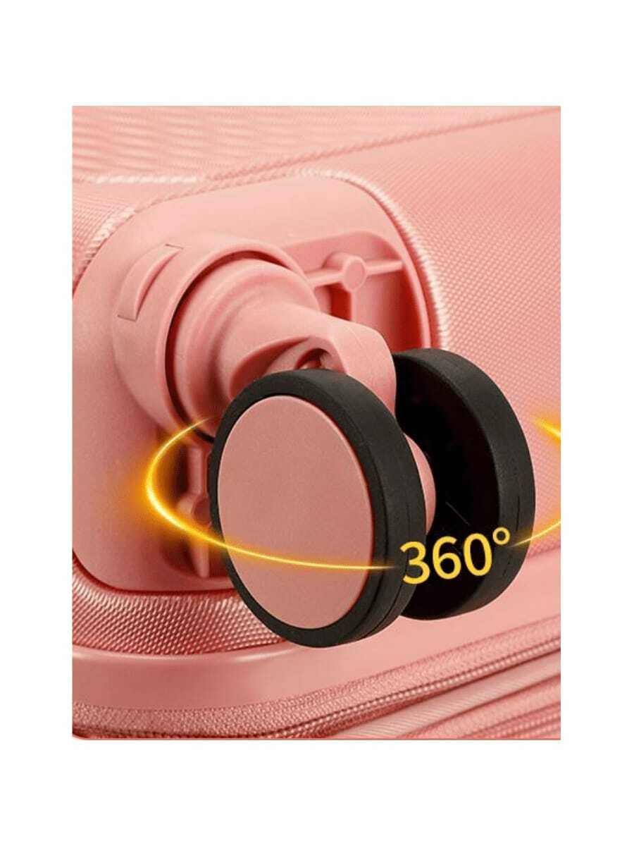 ACO School Carry-On Suitcase Model 2025 With Computer Bag, New ABS Wood ...