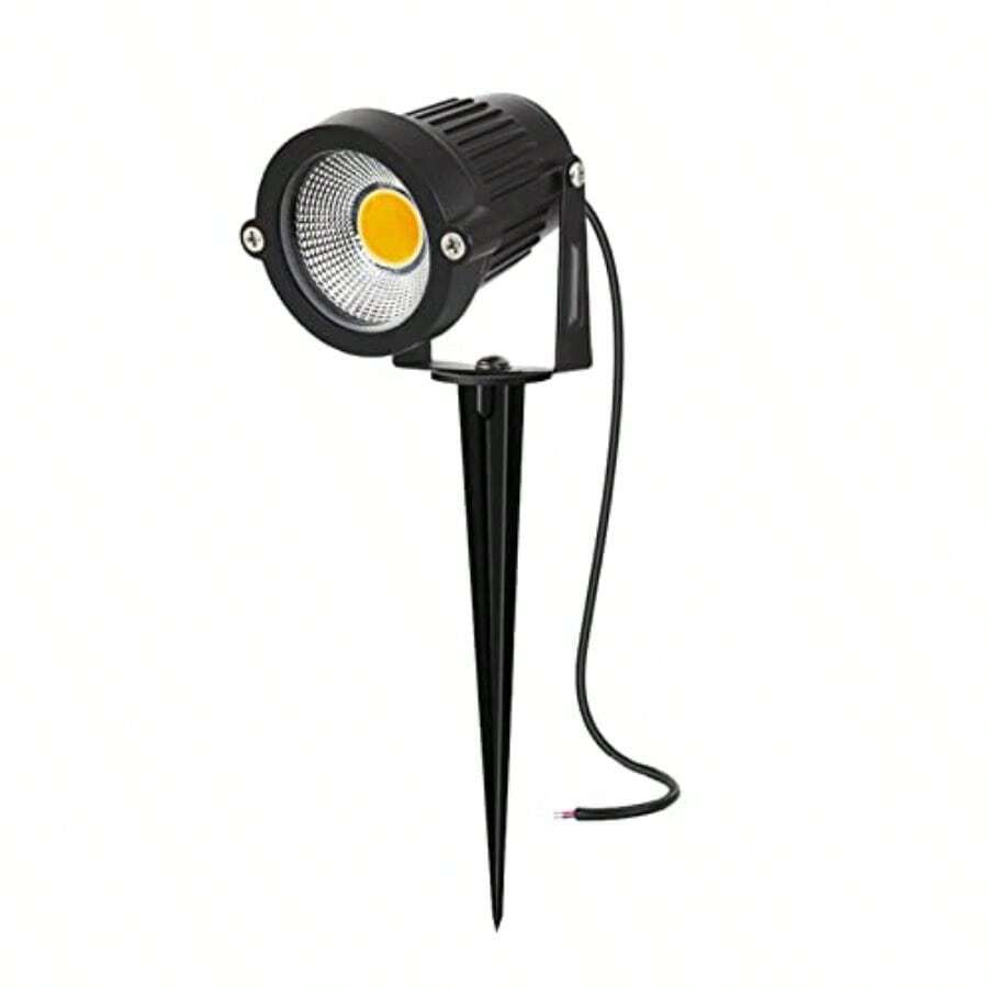 Garden Spot Lights Outdoor Spotlight Mains Powered Electric 5W 12V 24V ...