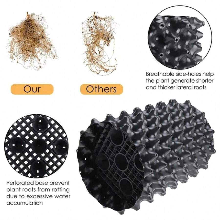 2 Packes Air Pruning Plant Root Control Nursery Pots Trainer Fast Root ...