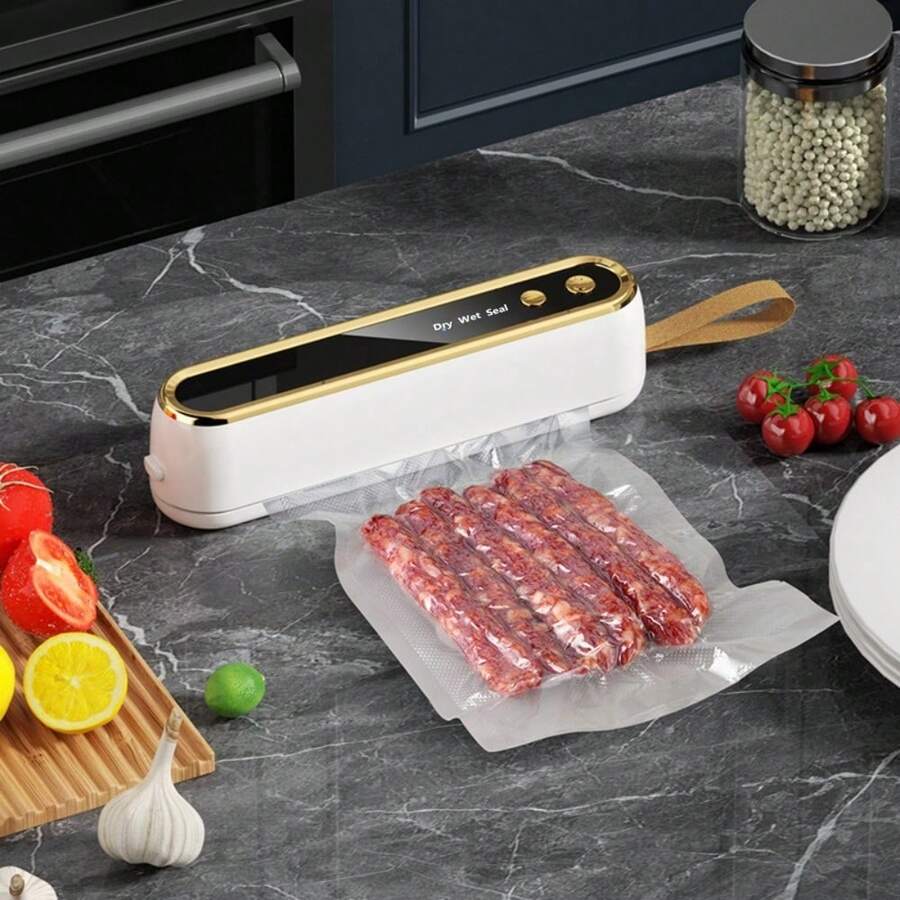 Wireless Rechargeable Portable Vacuum Sealer For Home, Dry & Wet Food ...