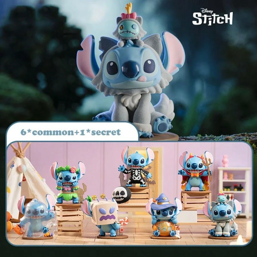 Miniso Stitch's Weird Diary Series Figurine Halloween Blind Box, Mystery Box | SHEIN EUR