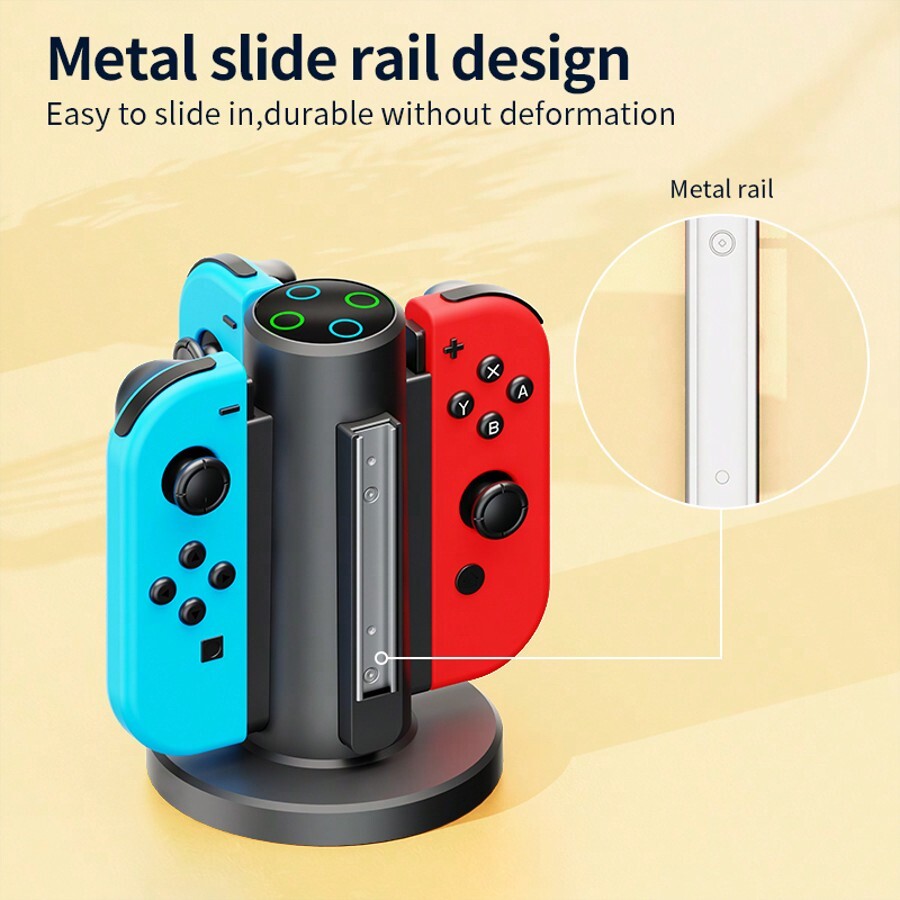 HONCAM Charging Dock For Switch OLED Controller, Switch Accessories Chargers Stand For NS Switch ...