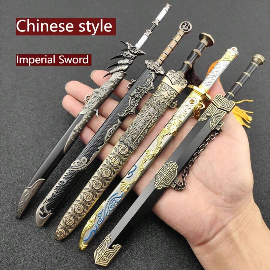 1pc Antique Chinese Miniature Weapon, Qin Shi Huang Sword Or Yue Wang ...