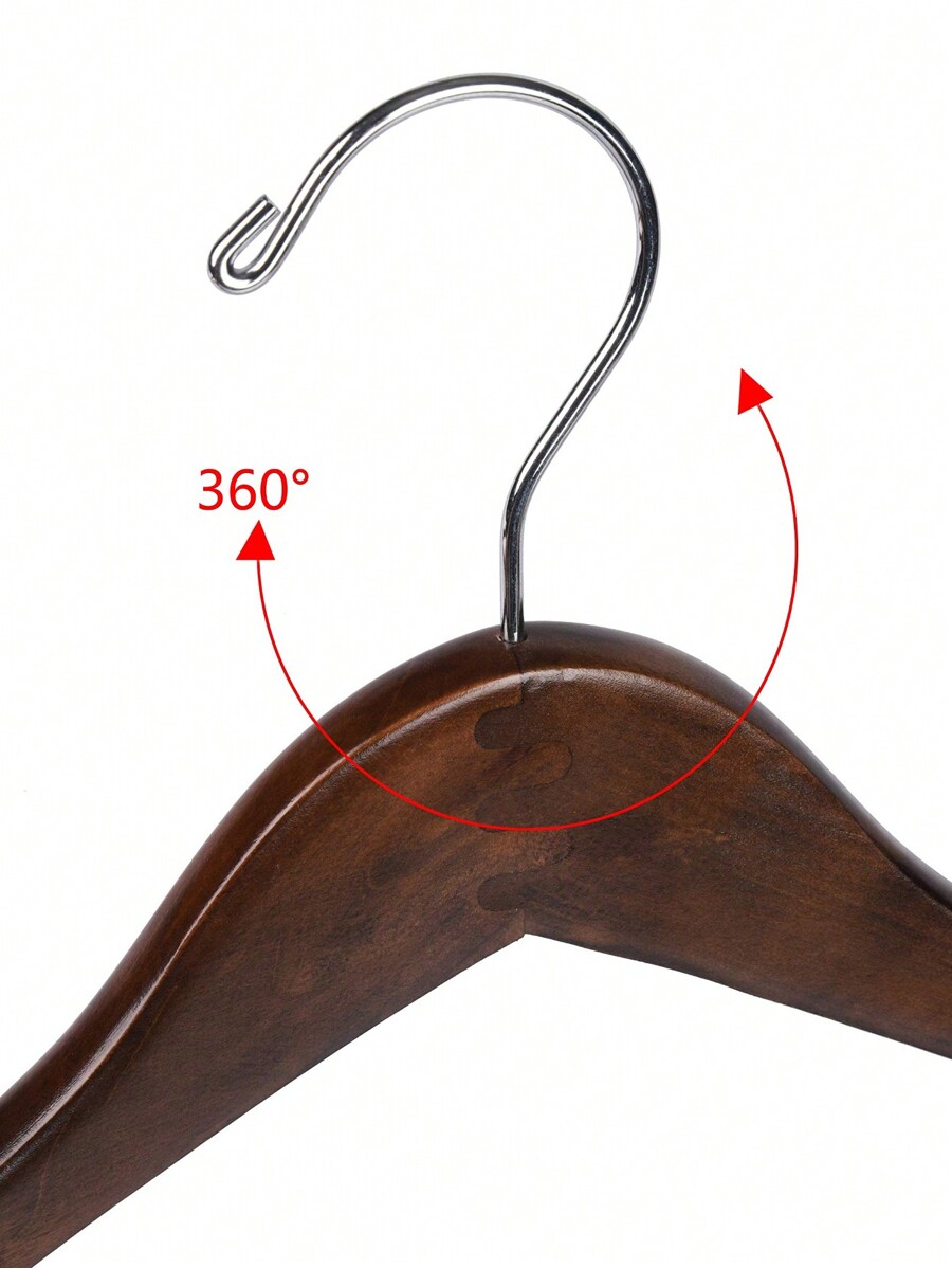 Wooden Hangers Beautiful Sturdy Suit Coat Hangers With Locking Bar ...