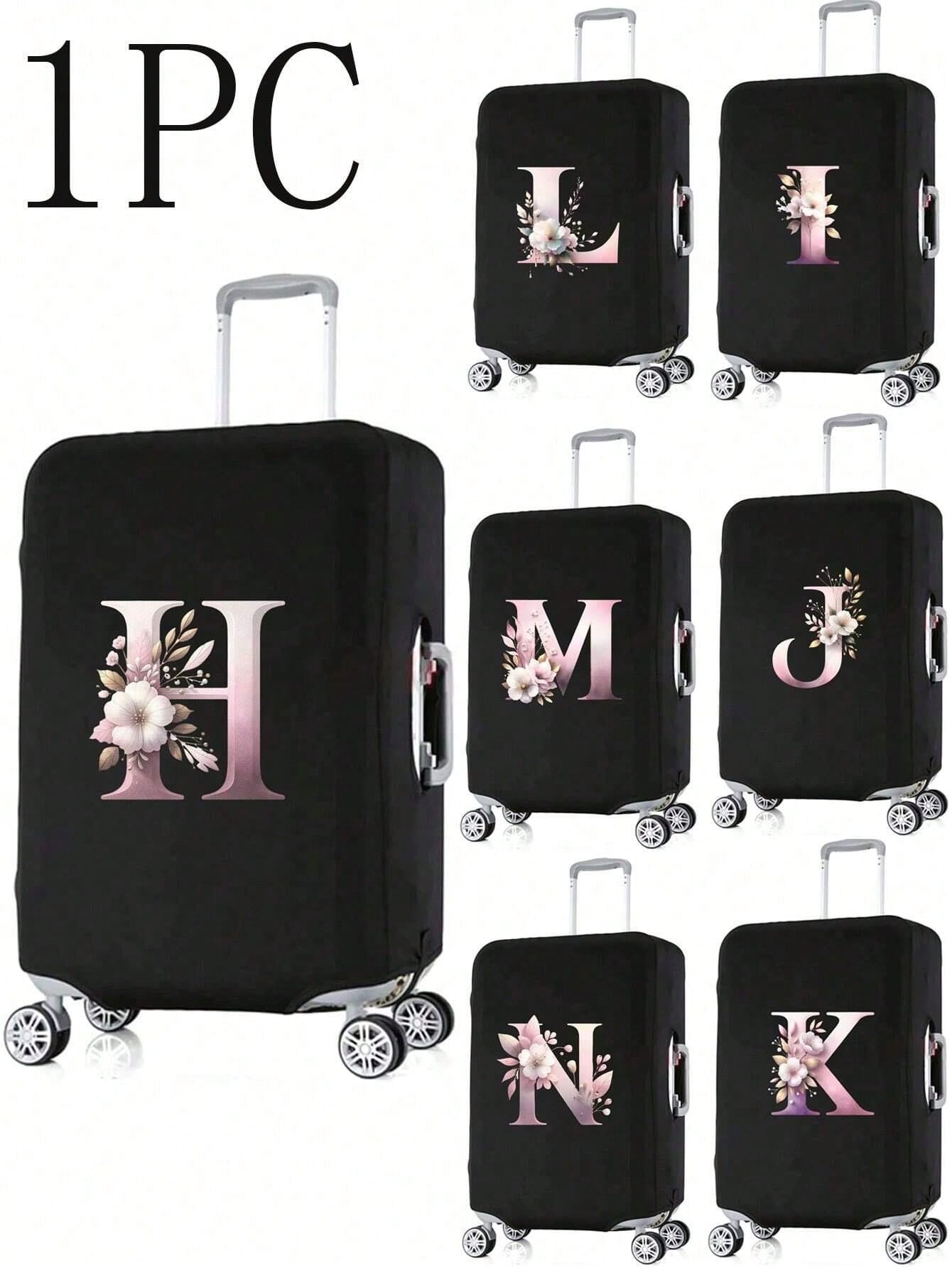 1PC Letter Printed Suitcase Cover, Strong Elastic Suitcase Cover ...