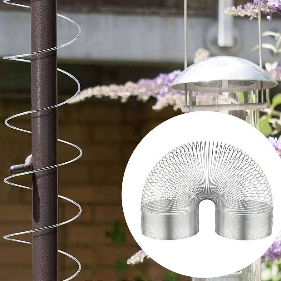 1pc Anti-Squirrel Spring Device For Bird Feeders, Outdoor Bird Feeding ...