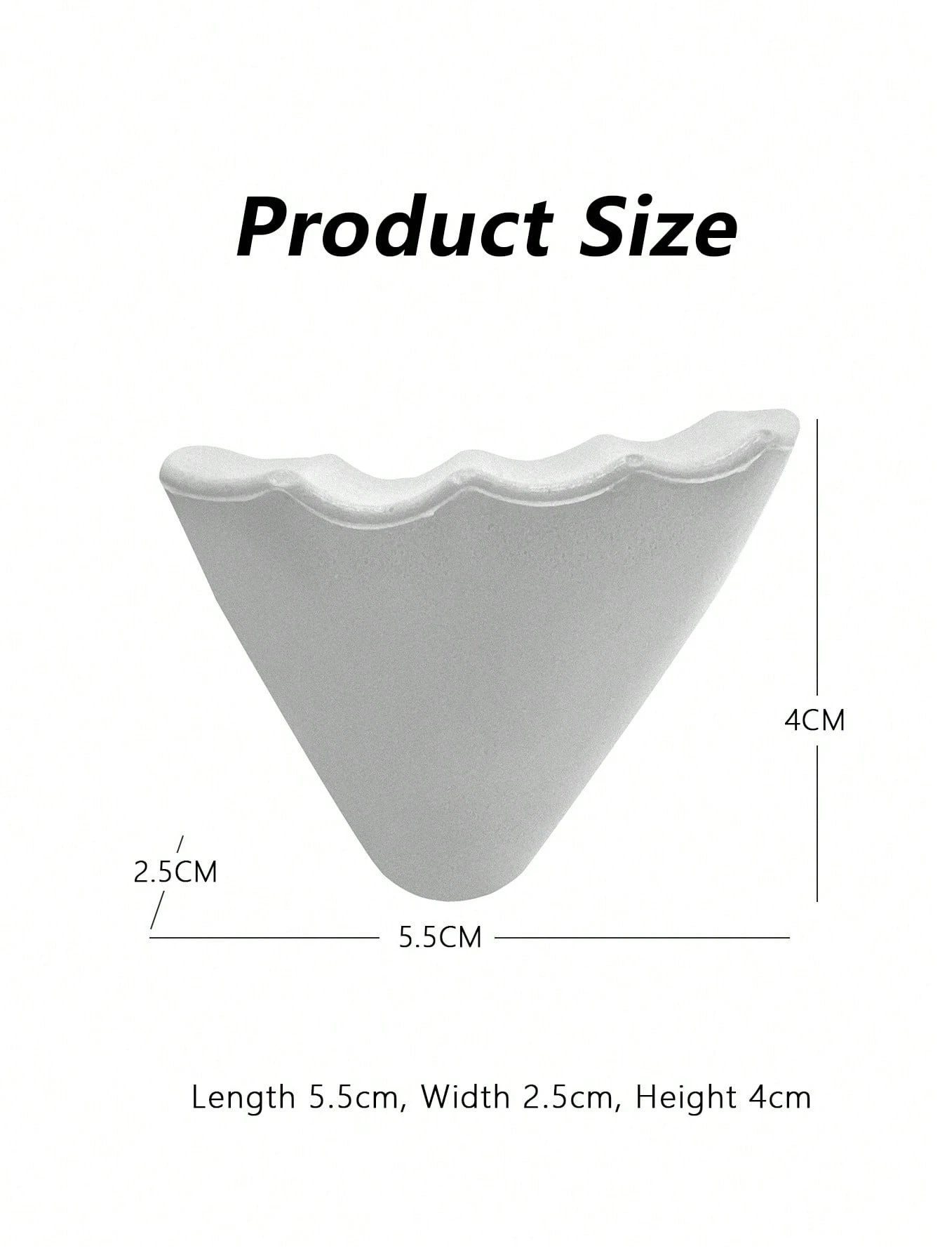 1 Pair Soft Semi-Cut PU Toe Box Inserts, Adjustable Size For High Heels ...