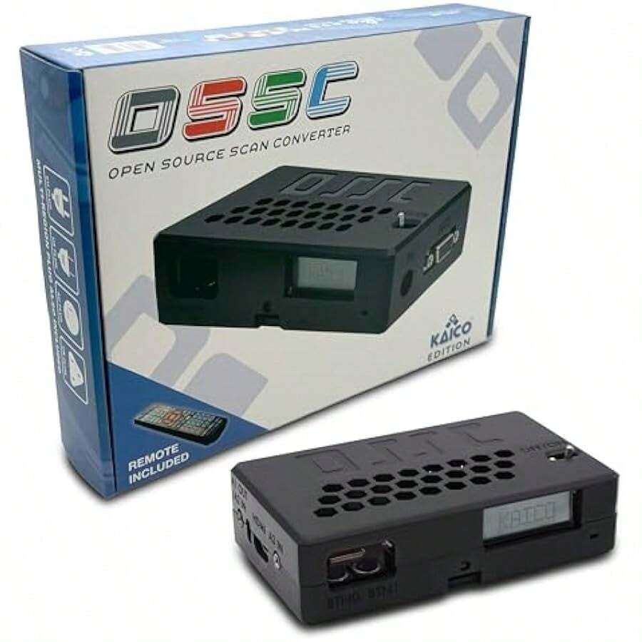 Ossc Open Source Scan Converter 18 Scart Component Vgazero Lag Rgb Upscaler For Retro Gaming
