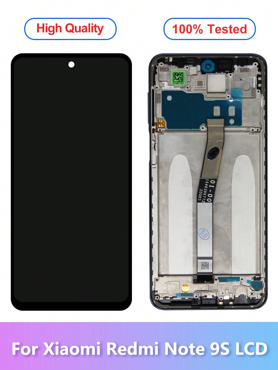 IPS 6,67 Zoll Für Redmi Note 9 Pro LCD M2003J6B2G Display Touchscreen Für Redmi Note 9s LCD ...