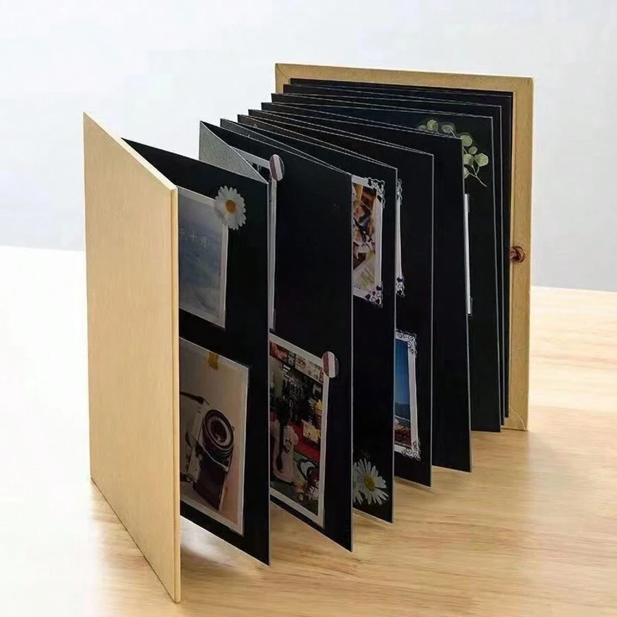 Original DIY Accordion Folding Album, Couple Handmade Commemorative ...