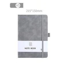 1pc A7 Cord-Bound Notebook, A5 Texture Leather Student Diary Journal ...