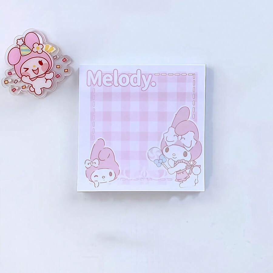 Sanrio Kuromi Maid Style Cute Memo Notes, Sanrio Character Cartoon ...