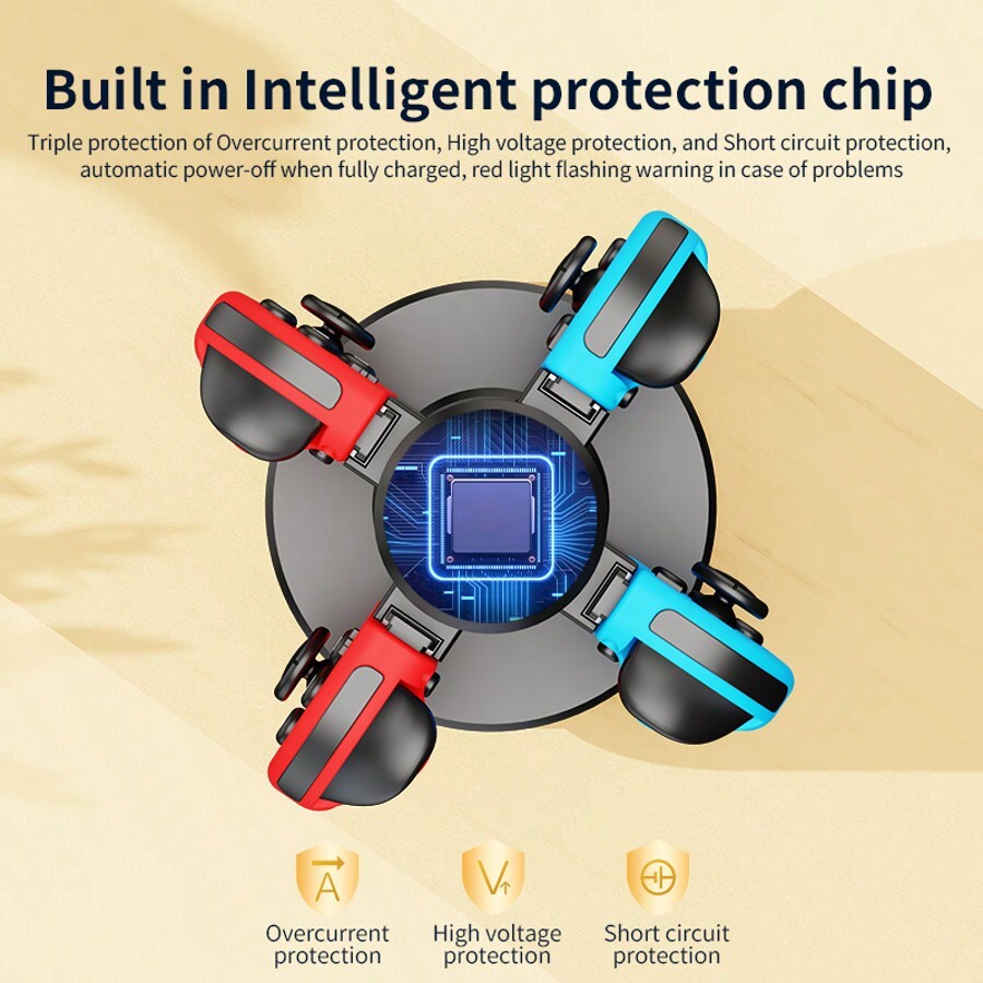 HONCAM Charging Dock For Switch OLED Controller, Switch Accessories Chargers Stand For NS Switch ...