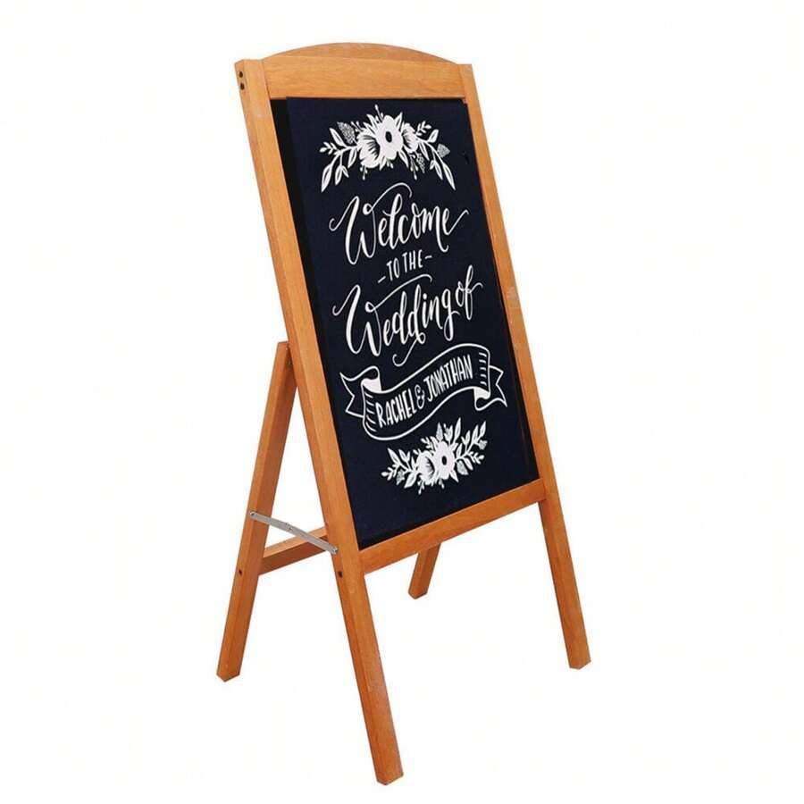 Large Outdoor Double Side Sidewalk Wooden A Frame Chalkboard Magnetic ...