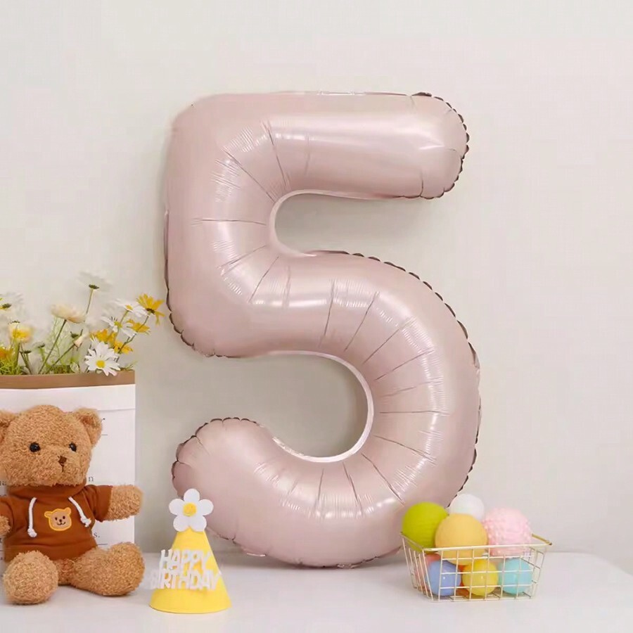 1pc 40 Inch Extra Large Retro Pink Color Number Balloons 0-9, High ...