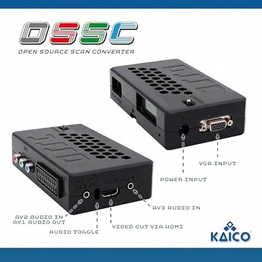 OSSC Open Source Scan Converter 1.8 SCART Component VGA HDMI Zero Lag ...