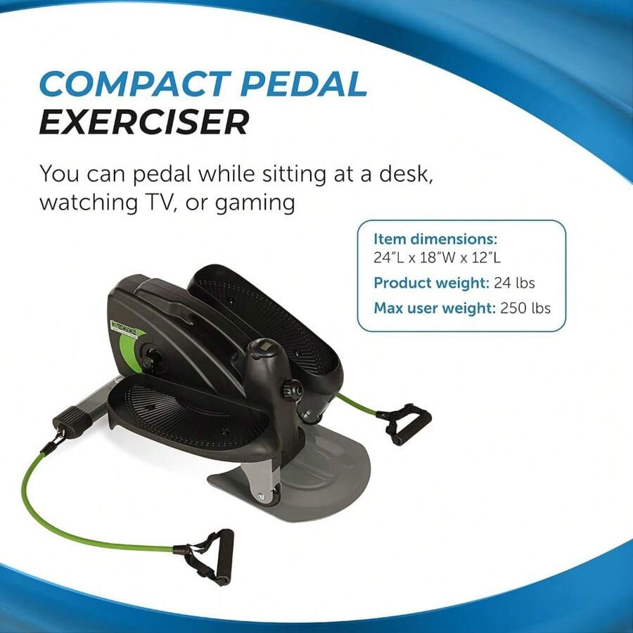 Inmotion Compact Strider Foot Exercise Machine - Under Desk Elliptical ...