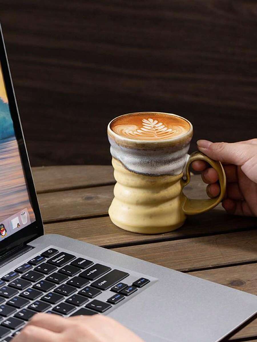 1pc 250ml Ceramic Coffee Cup, Japanese Style Ceramic Mug, Creative ...