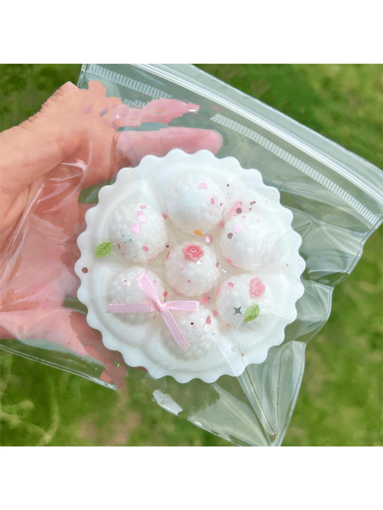 3pcs Creative Raspberry Tart Squishies, Cute High Aesthetic Slow ...