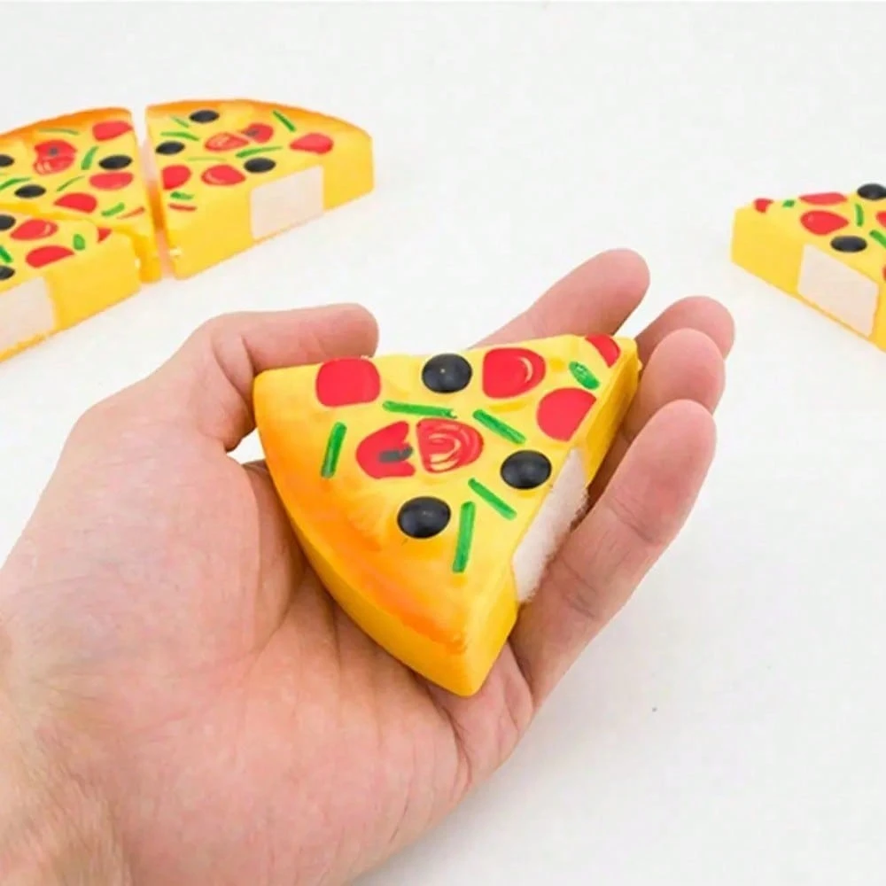 6 Pcs Small Pizza Kitchen Simulation Pizza Party Fast Food Play Food ...