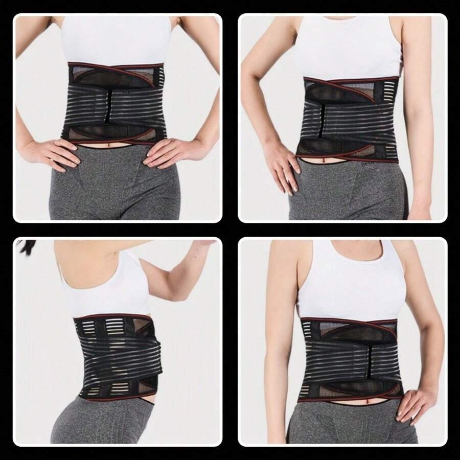 Breathable Mesh Elastic Compression Waist Trainer Men's And Women's ...