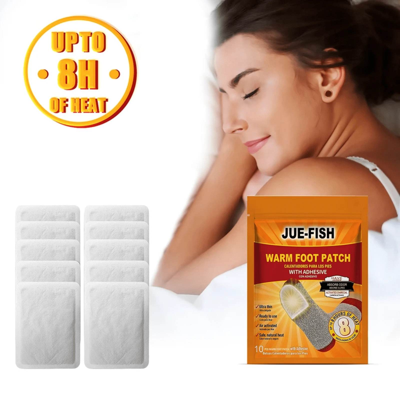 Foot Warmer Pads, Winter Self-Heating Foot Bottom Warmers, Portable One ...