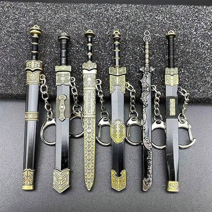 1pc Antique Chinese Miniature Weapon, Qin Shi Huang Sword Or Yue Wang ...