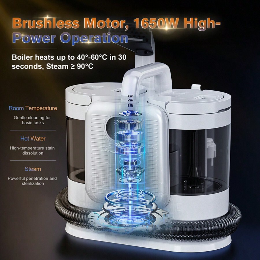 Steam Spot Vacuum Cleaner, Steam Function, Carpet Vacuum Cleaner With ...